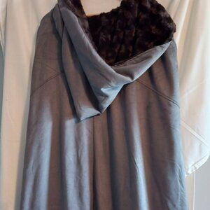 Knight Weave | Jackets & Coats | Knightweave Grey Wfaux Rabbit Fur ...